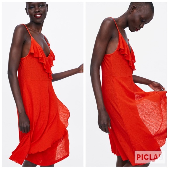Zara | Dresses | Nwt Zara Strappy Ruffled Dress | Poshmark